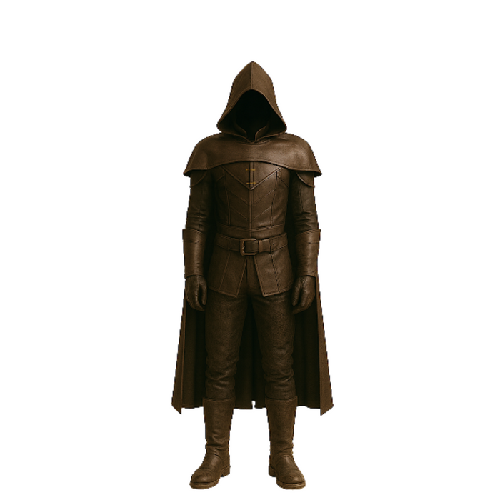 Handmade Leather Assassin Costume | Medieval Rogue & Fantasy Outfit